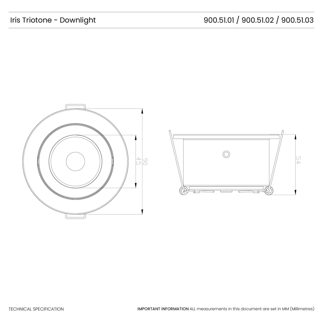 Iris Tiltable LED Bathroom IP65 Downlight - Pebble Grey