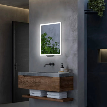 Luka Alexa Bathroom Mirror | Luka Smart Mirror - Frameless / 500mm x ...
